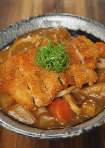 Chicken Katsu Curry Udon - I Am Never Full