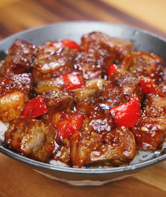 Black Pepper Beef - I Am Never Full